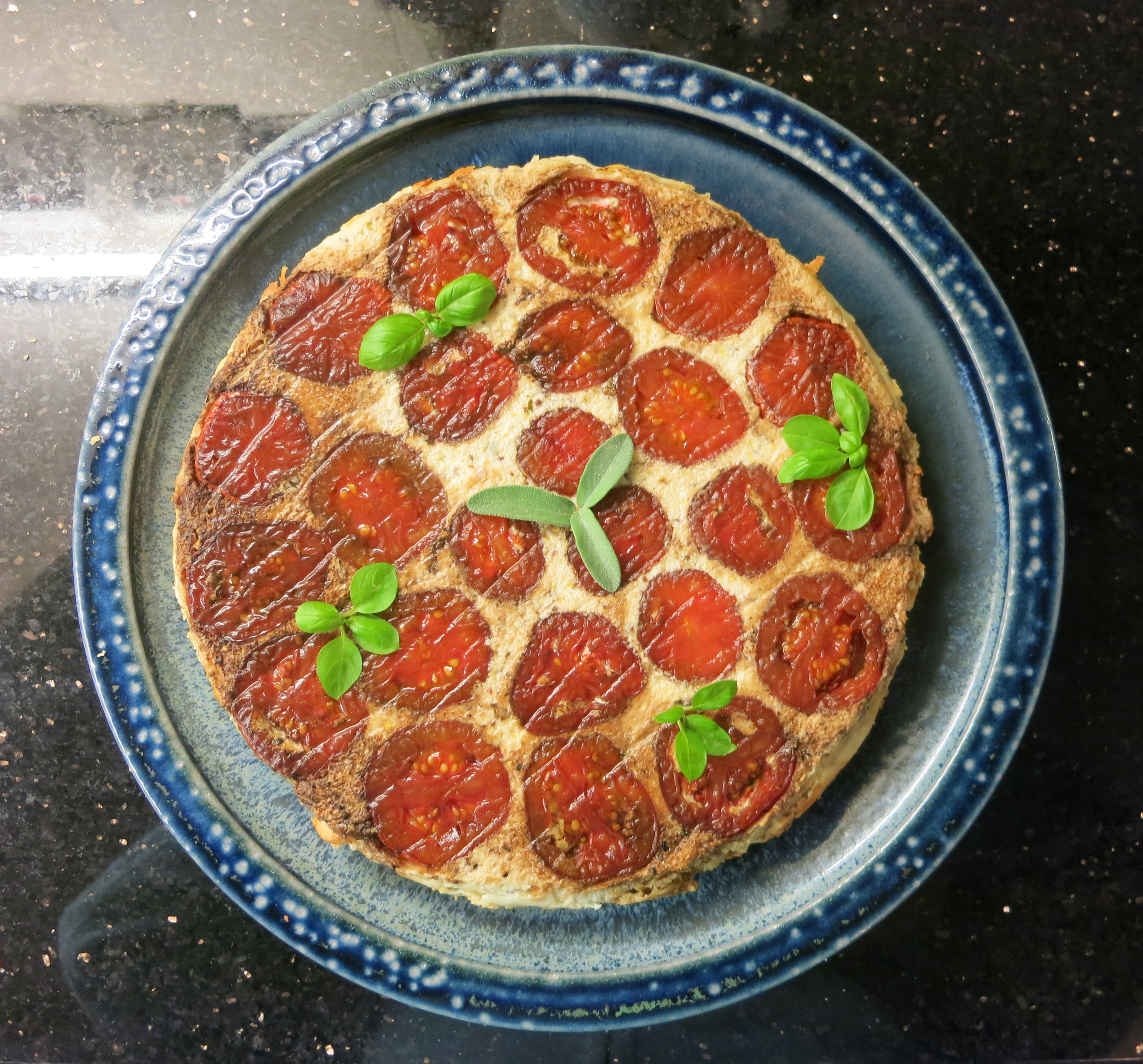 Tomato and Two Cheese Torte | mybeautfulthings