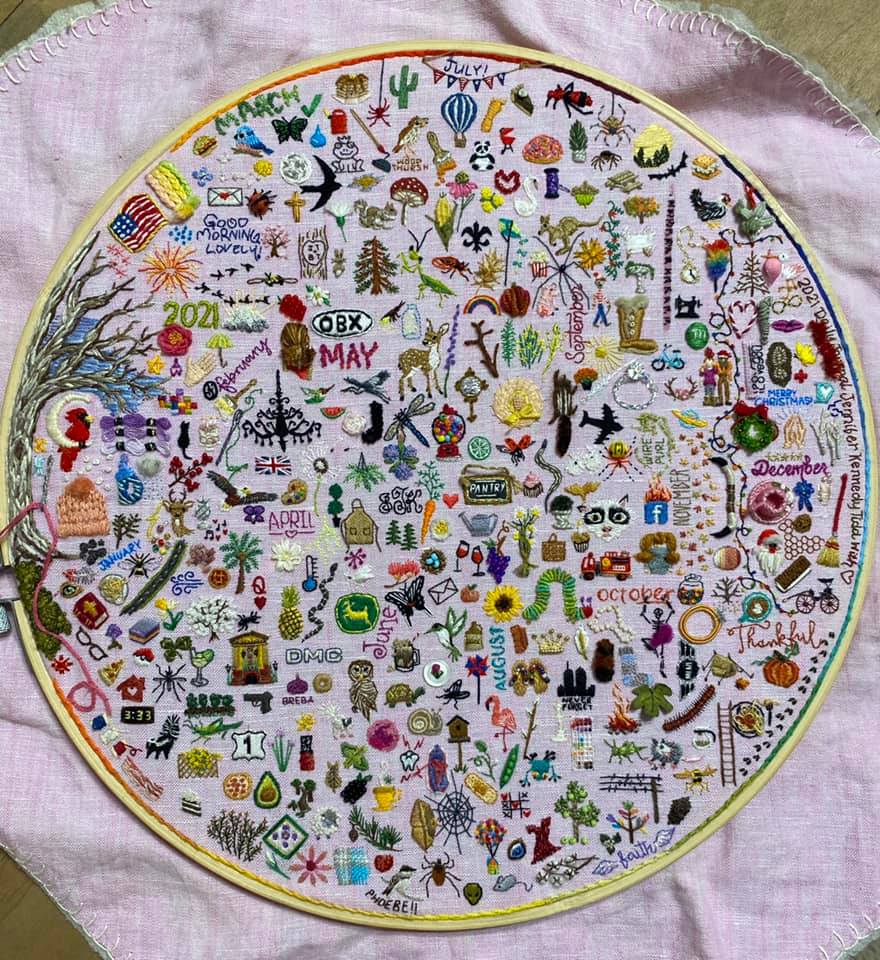 Embroidered by Jennifer Kennedy Tidd | mybeautfulthings