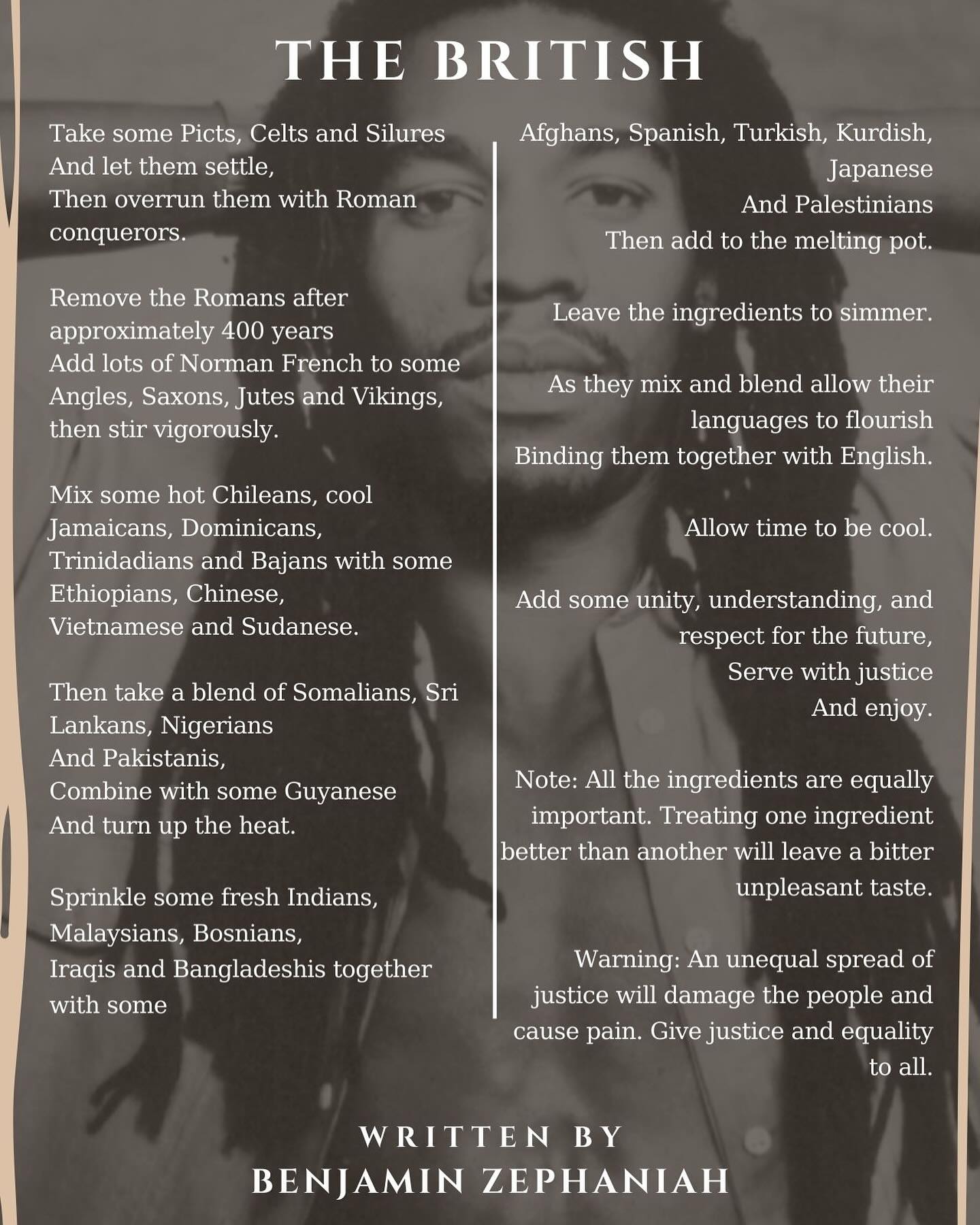 Benjamin Zephaniah | mybeautfulthings